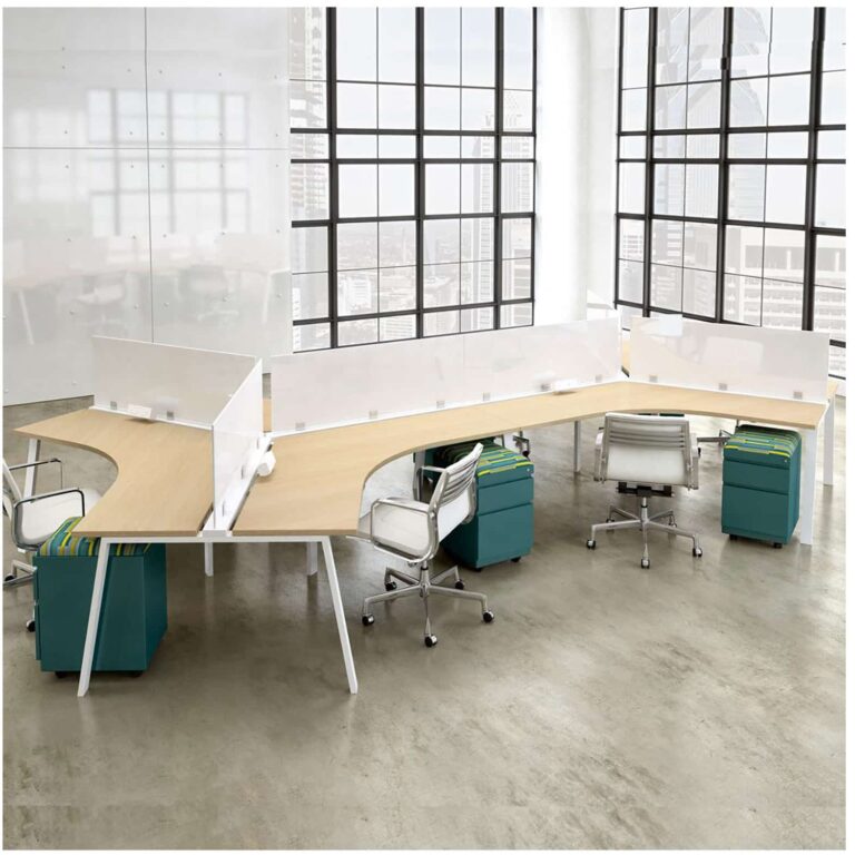 Deskmakers TeamWorx Multi-Station Workstations: Los Angeles