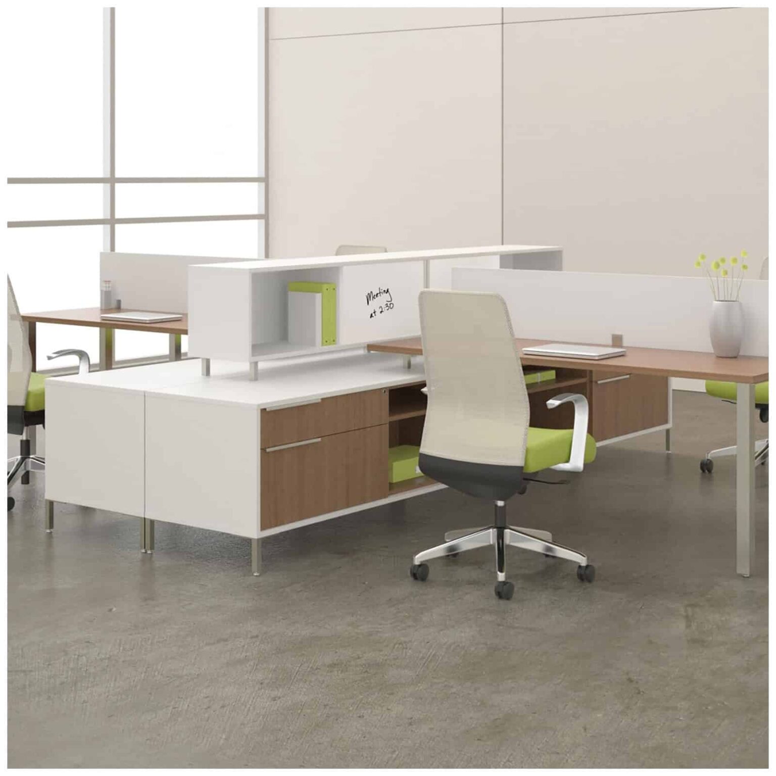 Deskmakers TeamWorx Multi-Station Workstations: Los Angeles