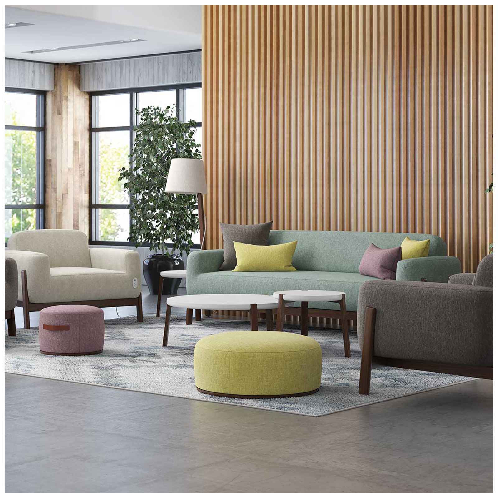 JSI Cāav Modular Lounge Furniture: Modern Lobby Furniture
