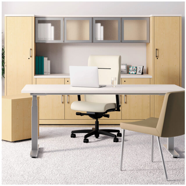 Darran Rift Adjustable Height Desk | Modern Executive Desk