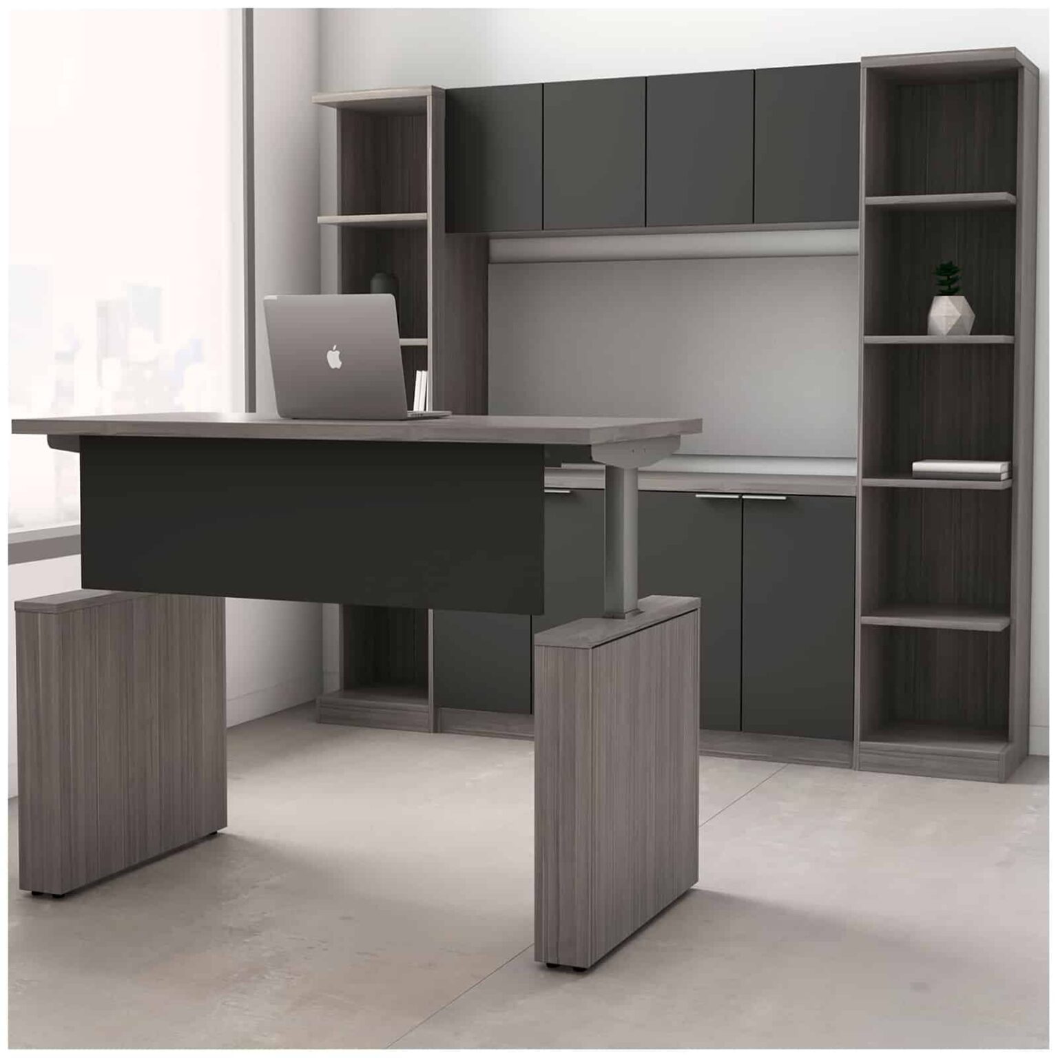 Deskmakers' Ascend Milano Series Sit to Stand Desk