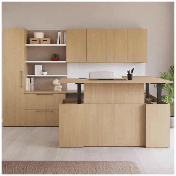 JSI Vision Series Wood Executive Desk | Office Furniture Near Me